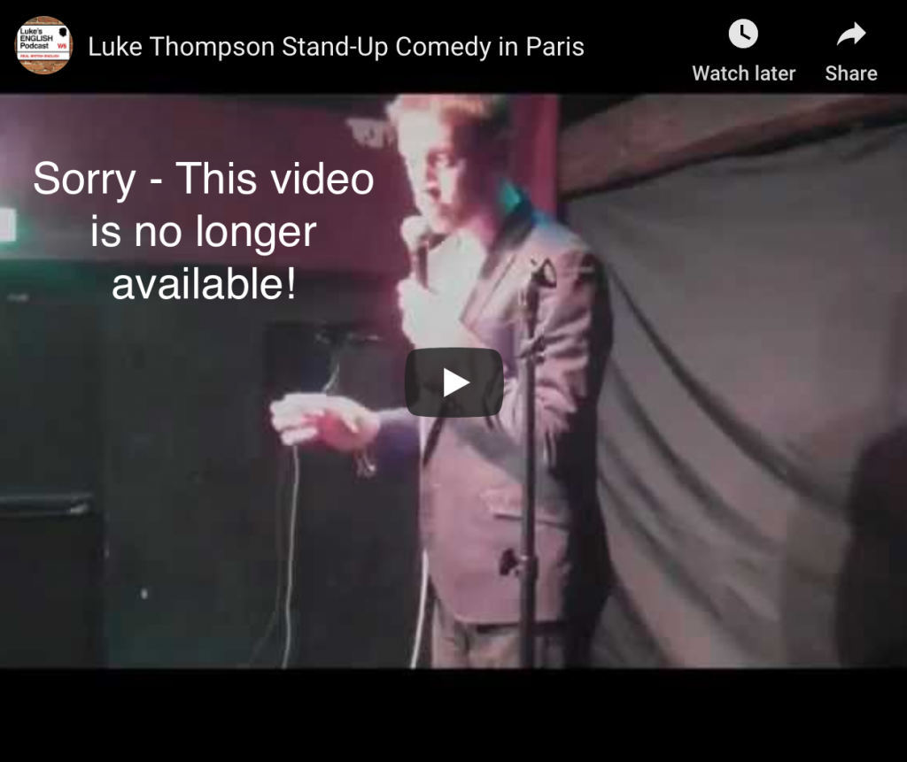 128. Luke’s Stand-Up Comedy Show | Luke’s ENGLISH Podcast