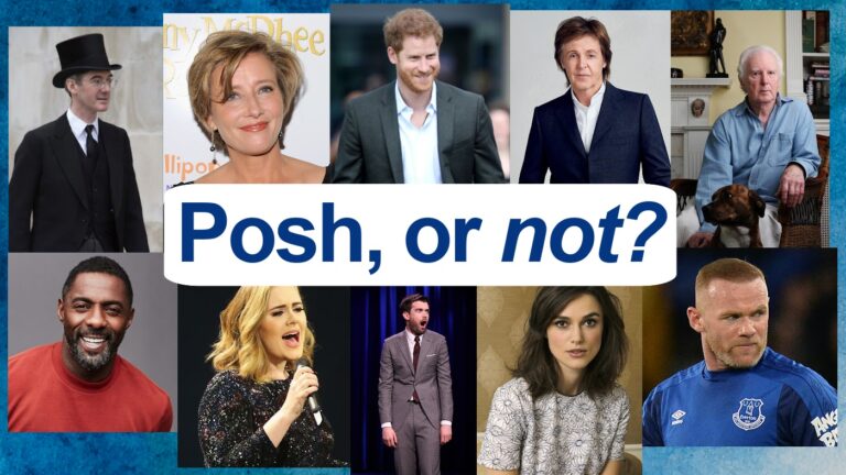 582. Posh or not posh? (Part 2) Guess the Posh British Celebrities ...