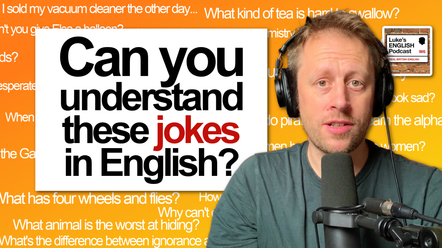 905. 49 Random Jokes, Explained (Dissecting the Frog) | Luke’s ENGLISH Podcast