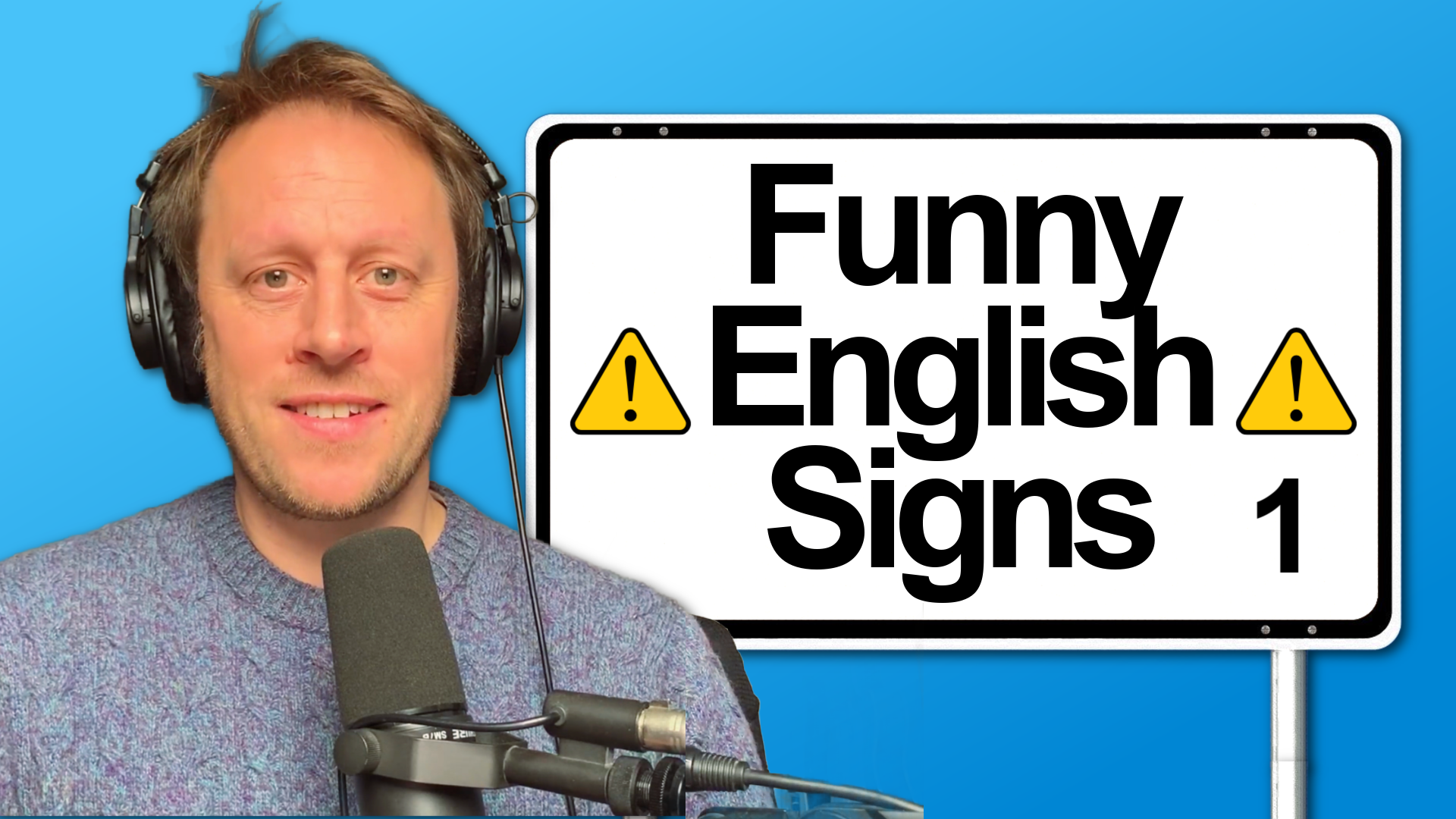 910. FUNNY ENGLISH SIGNS, Explained (Part 1) | Luke’s ENGLISH Podcast