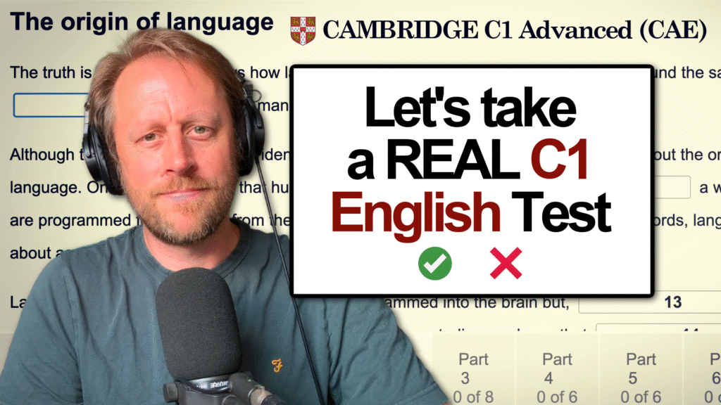 Let’s take a REAL C1 English Test (CAE Use of English) [955] | Luke’s ...
